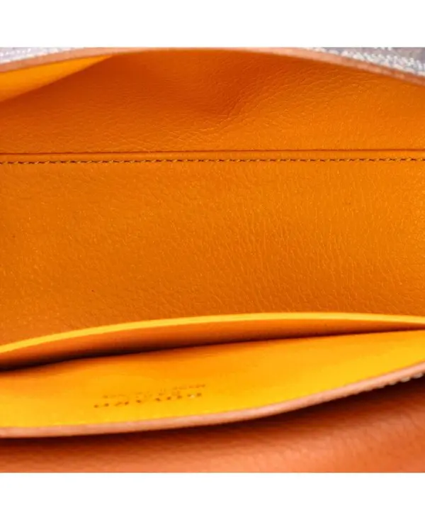 Goyard Saigon Top Handle Bag Coated Canvas With Leather