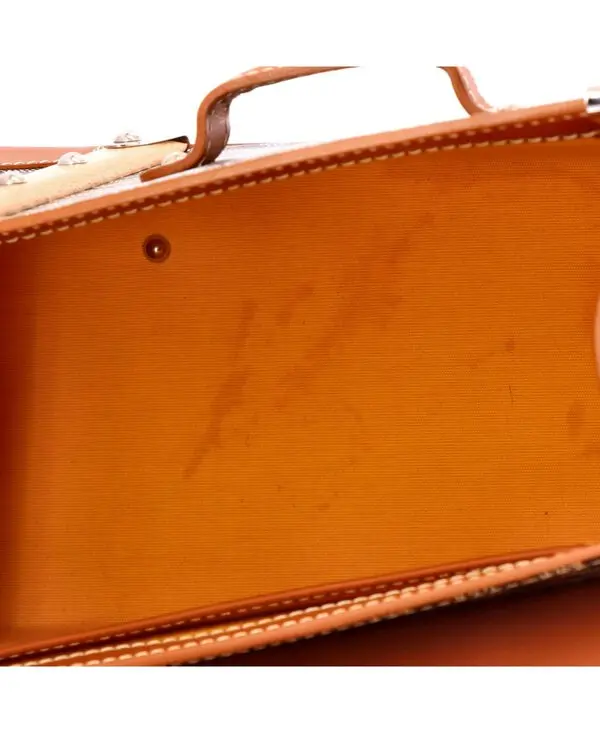 Goyard Pm Saigon Top Handle Bag Coated Canvas With Leather - Brown