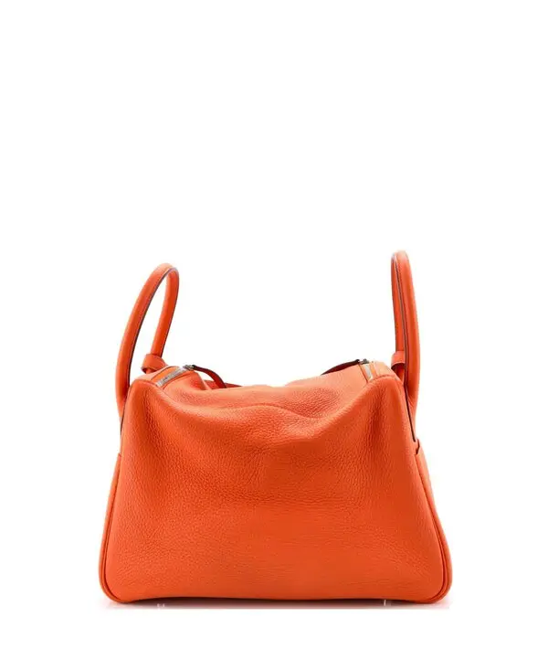 Hermès 30 Lindy Bag Clemence - Orange