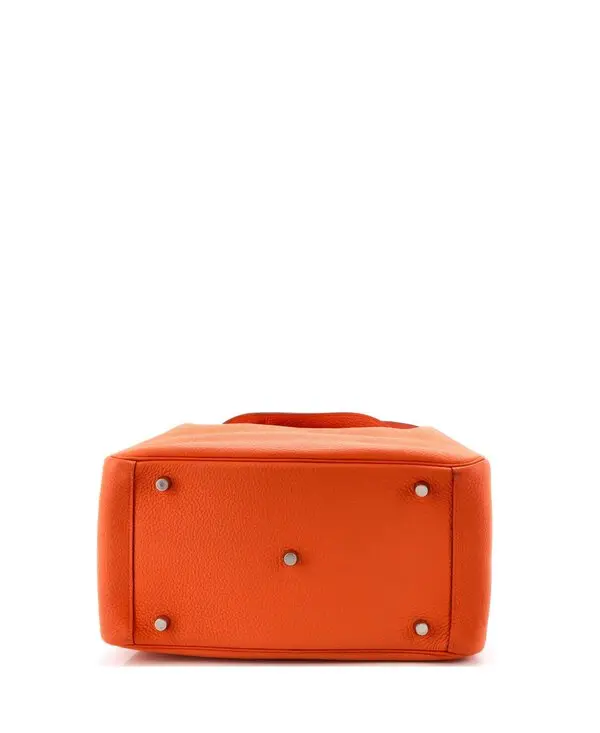 Hermès 30 Lindy Bag Clemence - Orange