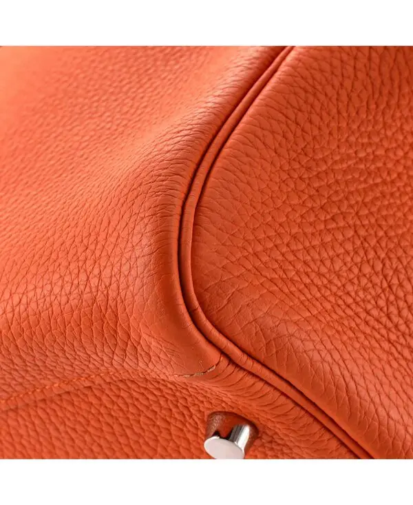 Hermès 30 Lindy Bag Clemence - Orange