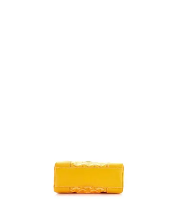 Goyard Saigon Top Handle Bag Coated Canvas With Leather