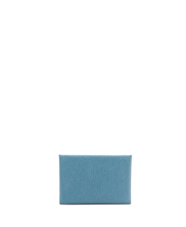 Hermès Calvi Card Holder Verso Chevre Mysore