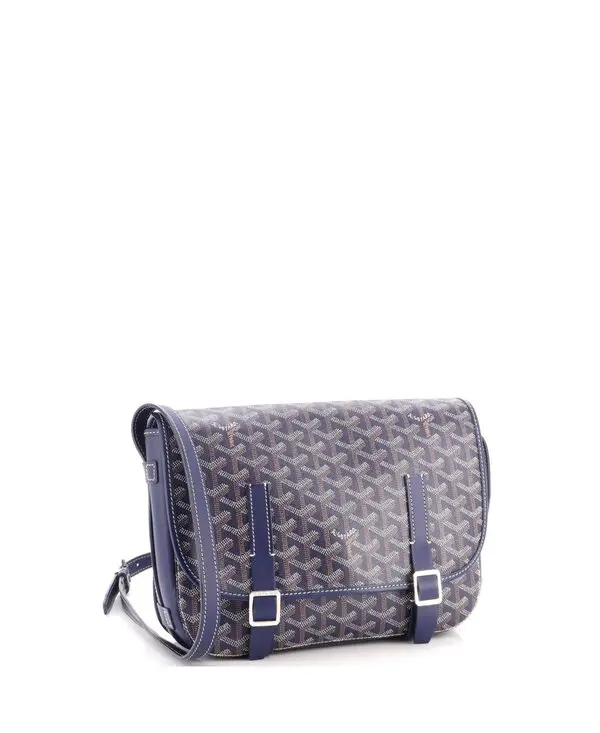 Goyard Mm Belvedere Messenger Bag Coated Canvas