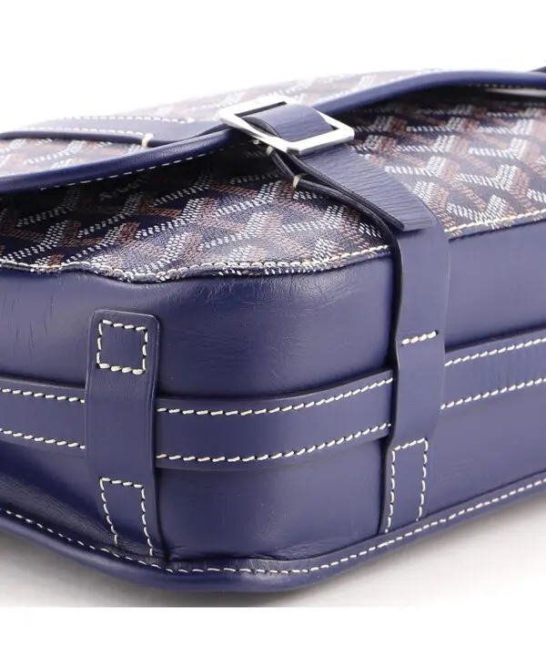 Goyard Mm Belvedere Messenger Bag Coated Canvas