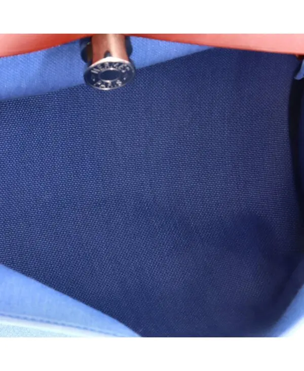 Hermès 31 Herbag Zip Leather And Toile