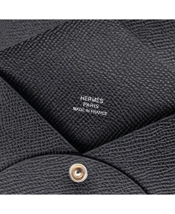 Hermès Calvi Duo Card Holder Epsom