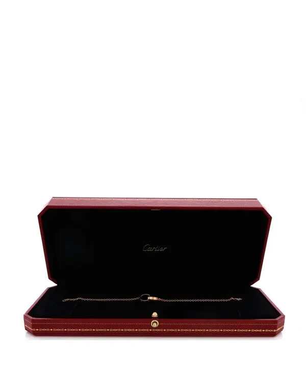 CARTIER Love Interlocking Bracelet 18k Rose Gold