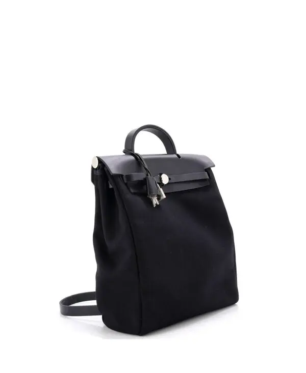 Hermès Herbag A Dos Backpack Toile