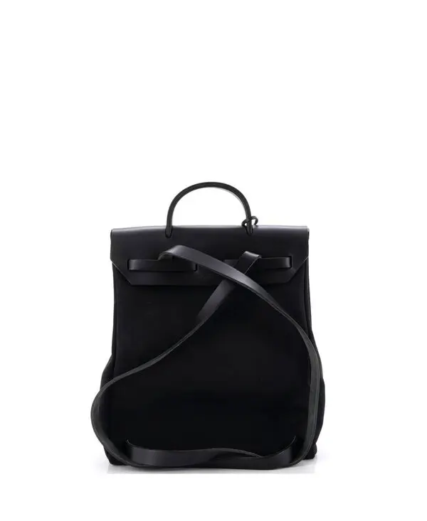 Hermès Herbag A Dos Backpack Toile