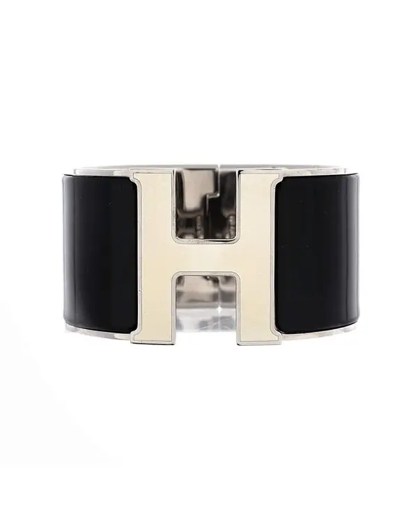 Hermès Extra Wide Clic H Bracelet - Enamel
