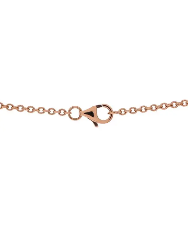 CARTIER Love Interlocking Necklace 18k Rose Gold, 17.25