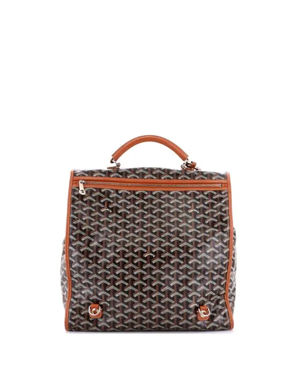 Goyard Saint Leger Briefcase Backpack Coated Canvas