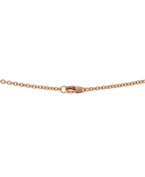 CARTIER Love Interlocking Necklace 18k Rose Gold, 17.25