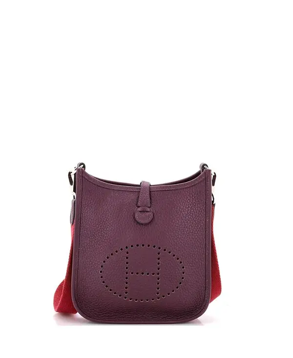 Hermès Tpm Evelyne Bag Gen Iii Clemence - Purple