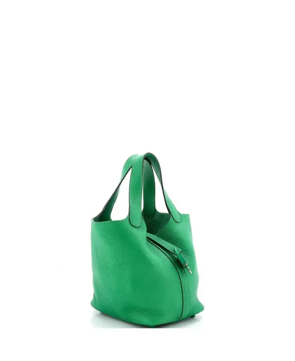 Hermès Pm Monochrome Picotin Lock Bag Clemence