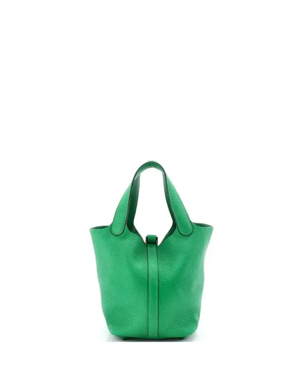 Hermès Pm Monochrome Picotin Lock Bag Clemence