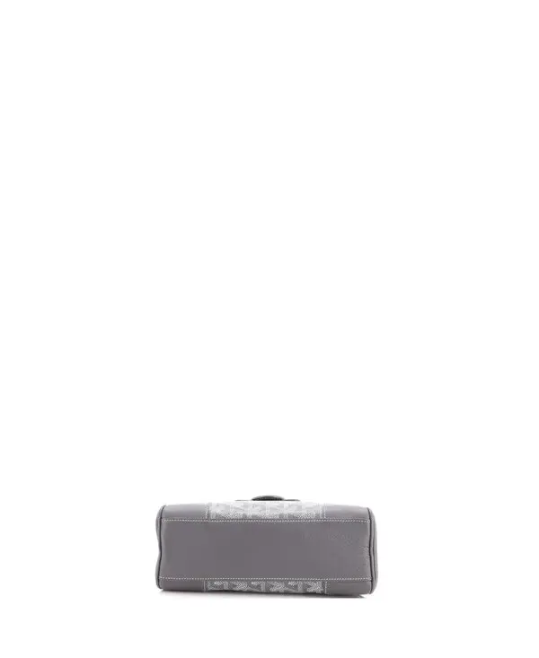 Goyard Saigon Top Handle Bag Coated Canvas With Leather