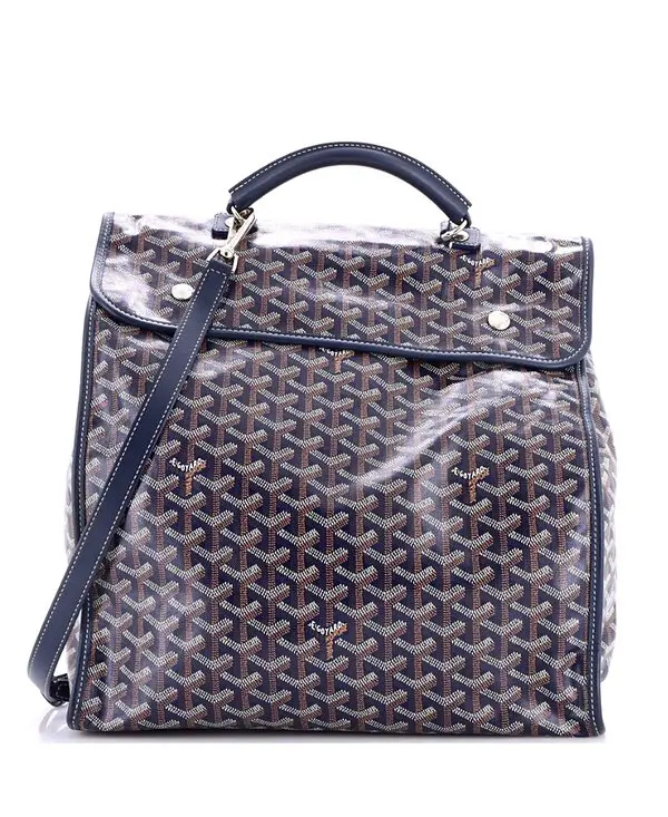 Goyard Saint Leger Briefcase Backpack Coated Canvas