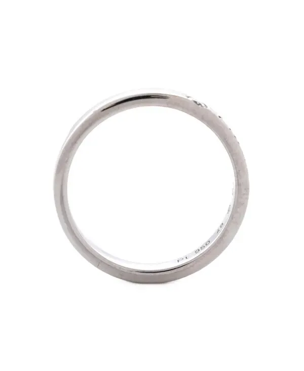 CARTIER C De Wedding Band Ring With Diamond