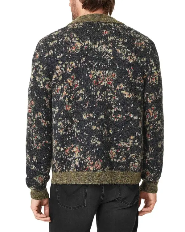 John Varvatos Giverny Floral Cardigan Sweater