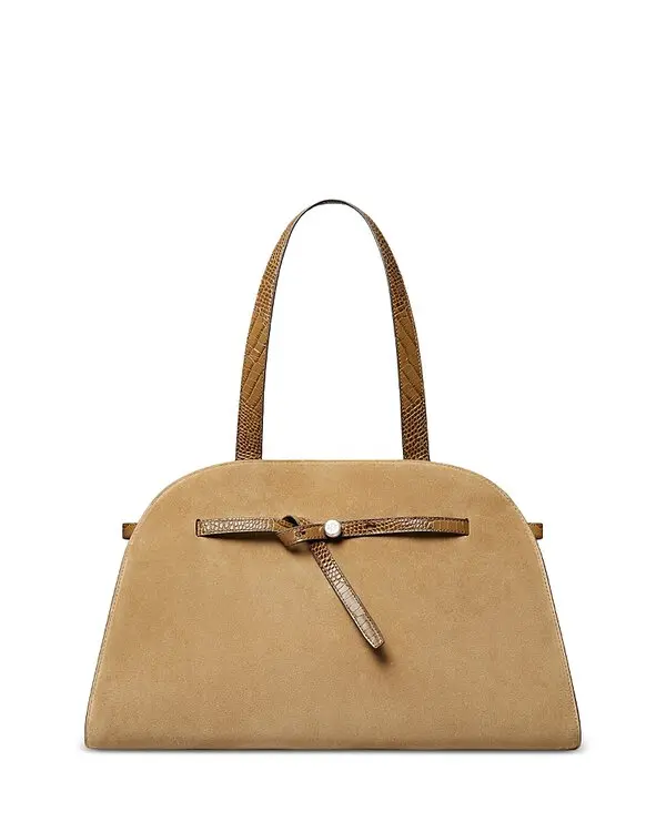 Tory Burch Romy Suede Bauletto Bag