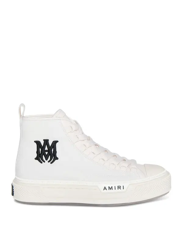 Amiri Skel Court Hi Canvas Sneakers