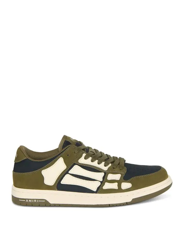 Amiri Skel Top Low Leather Sneakers