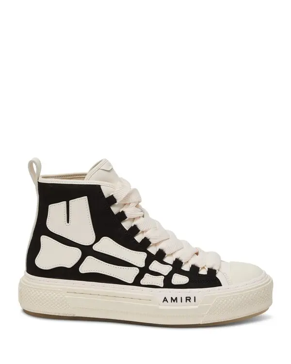 Amiri Skel Court Hi Canvas Sneakers
