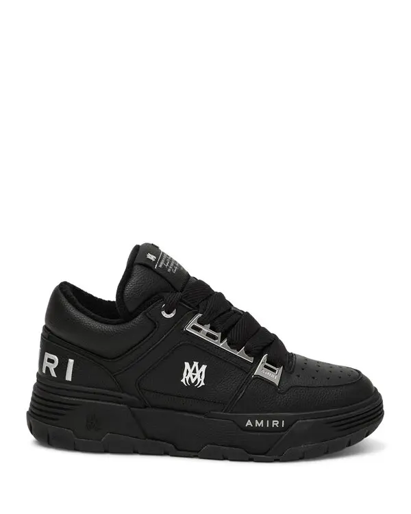 Amiri Metallic Ma-1 Leather Low Top Sneakers