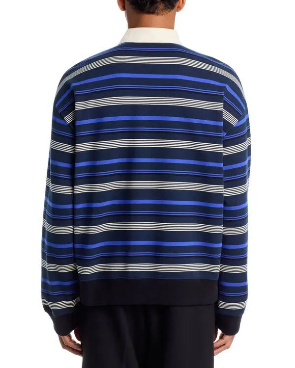 Nn07 David Stripe Polo Shirt
