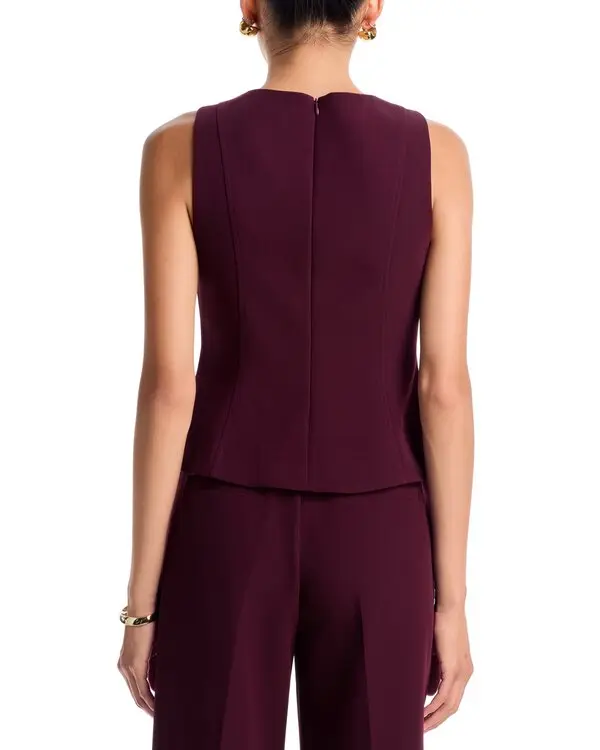 Aqua Sleeveless Square Neck Peplum Top
