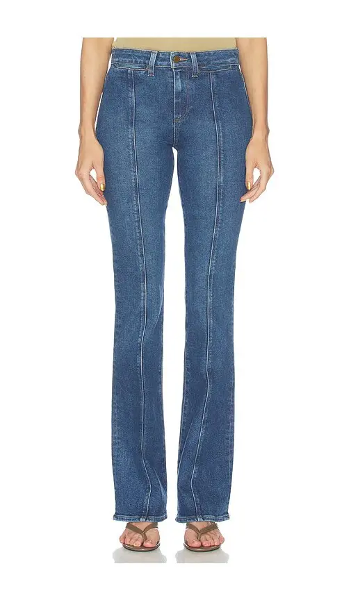 Paige High Rise Laurel Canyon Jean In Blue