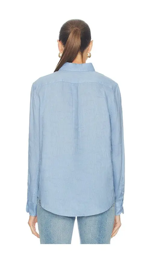 Polo Ralph Lauren Linen Long Sleeve Button Front Shirt