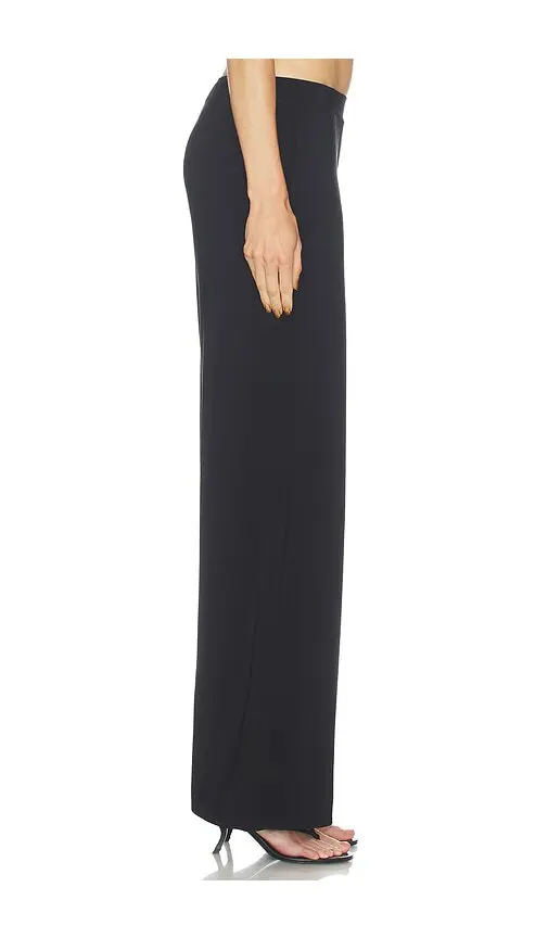 Norma Kamali Flat Front Wide Pant