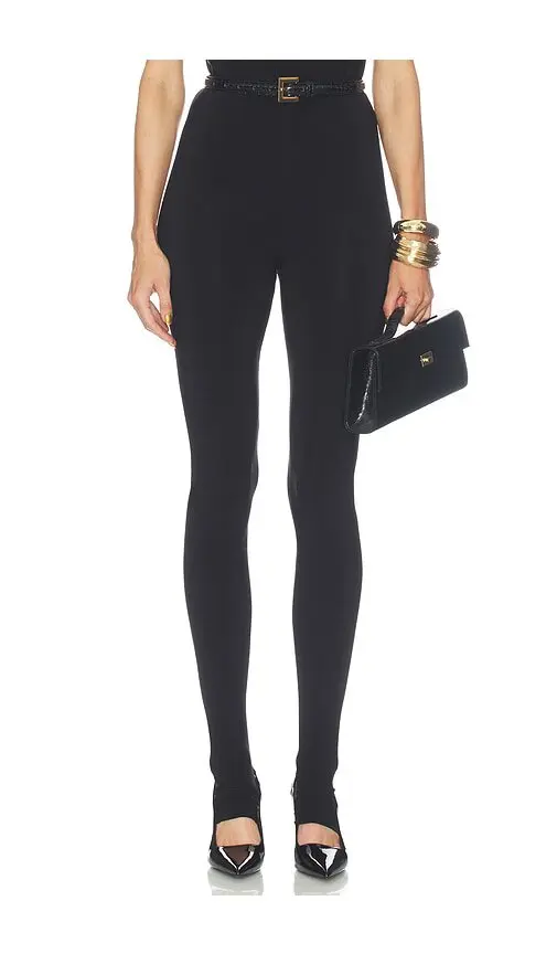 Norma Kamali Legging With Footie Without Waistband