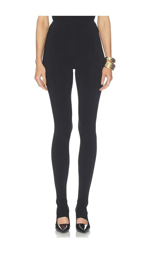 Norma Kamali Legging With Footie Without Waistband