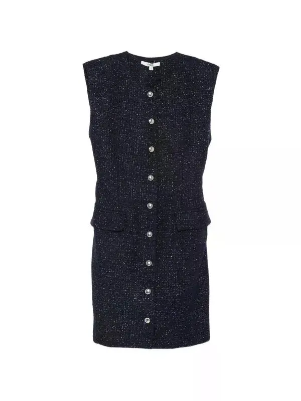 Maje Button-up Mini Dress