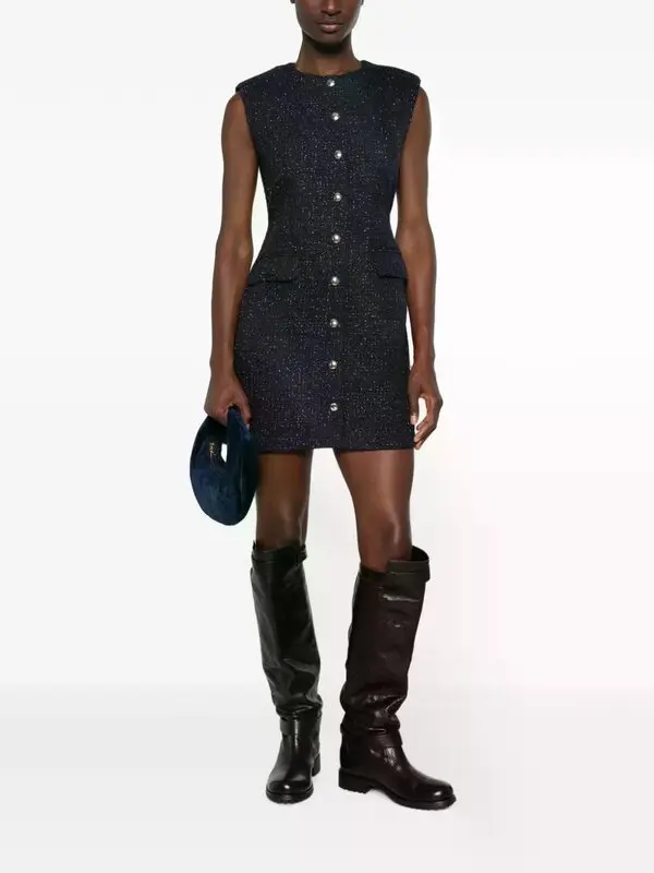 Maje Button-up Mini Dress