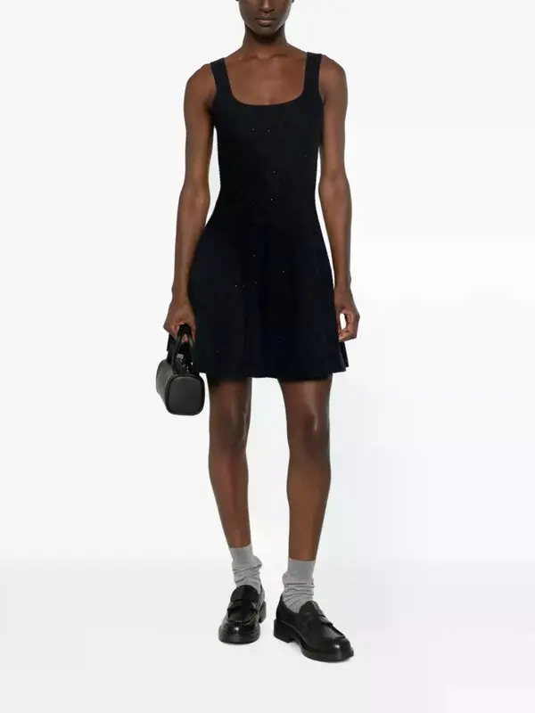 Maje Short Lurex Tweed Dress