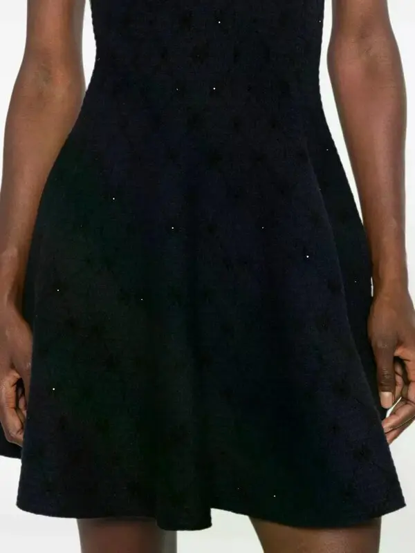Maje Short Lurex Tweed Dress