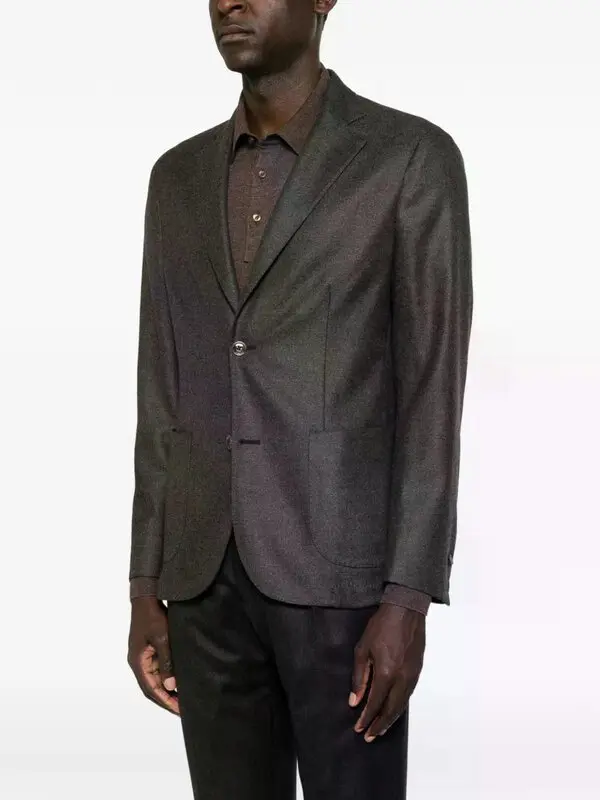 BARBA NAPOLI Single-breasted Notched-lapels Jacket