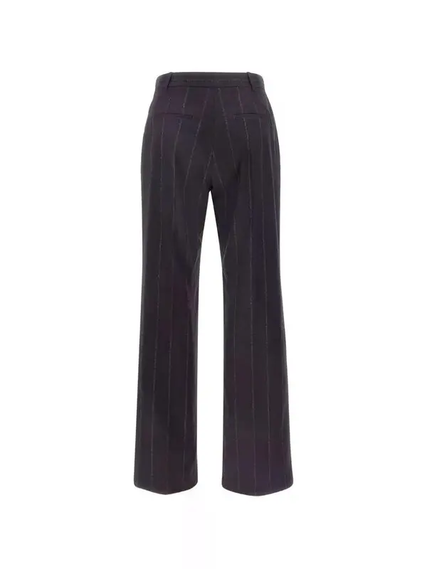 Eleventy Pinstripe Tailored-cut Trousers