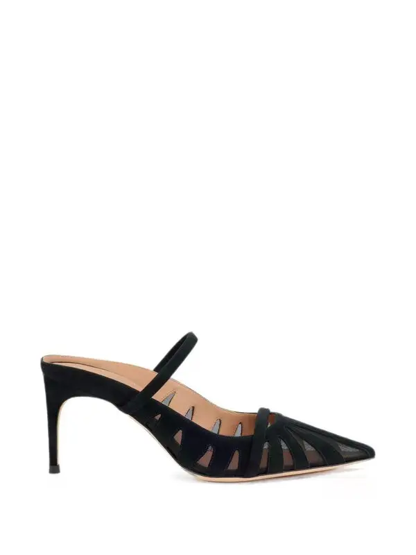 MALONE SOULIERS Aurora Mesh-panelled Mules