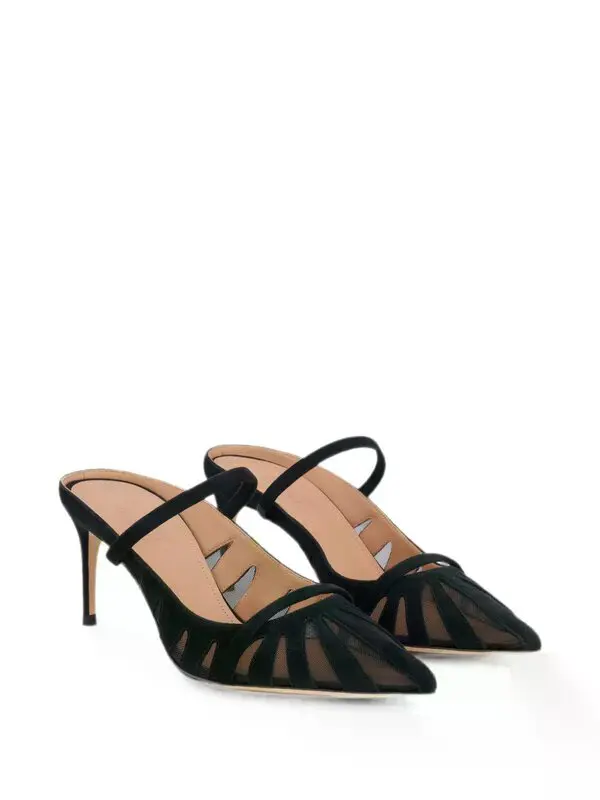 MALONE SOULIERS Aurora Mesh-panelled Mules