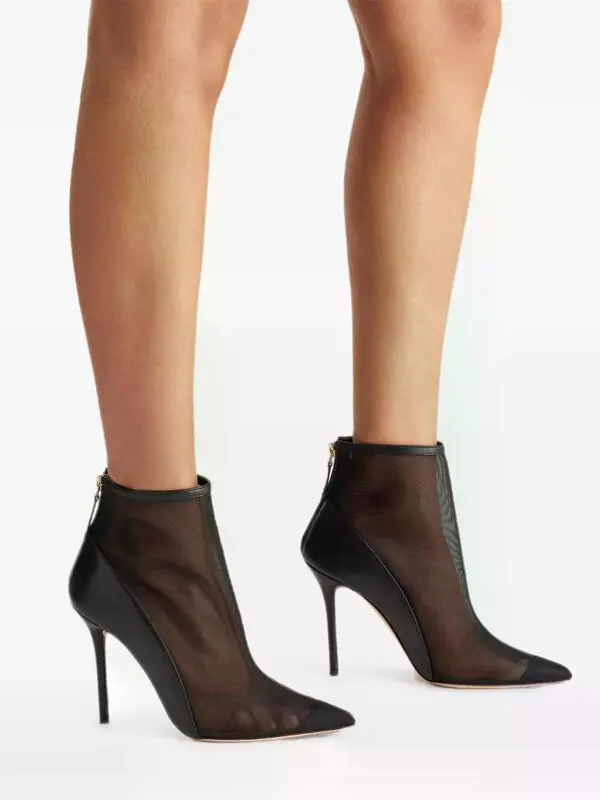 MALONE SOULIERS Mesh-panels Ankle Boots
