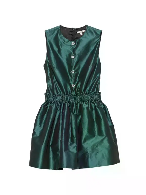 Maje Embellished-button Sleeveless Playsuit