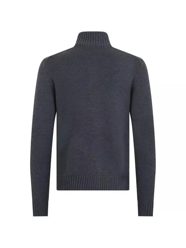 SLOWEAR Button-up Ribbed Cardigan