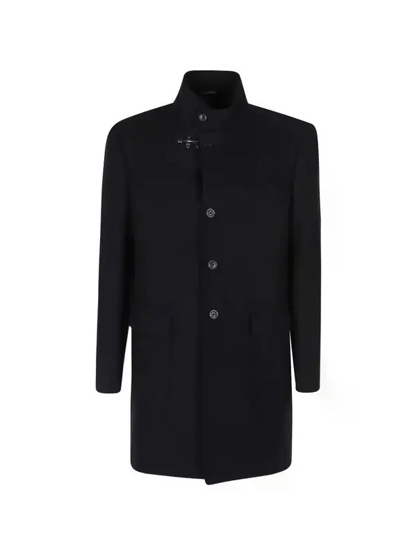 FAY Lobster-clasp Single-breasted Coat