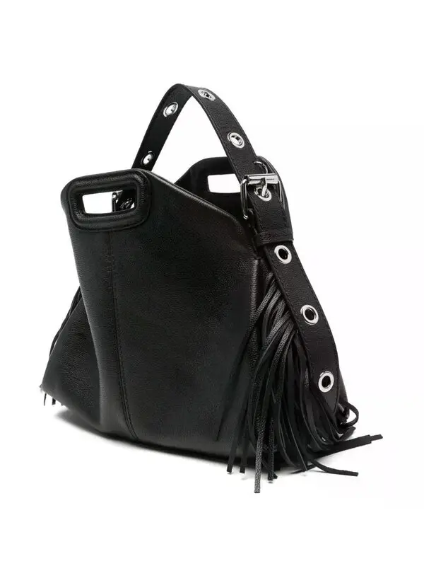 Maje Fringe-detail Tote Bag - Black